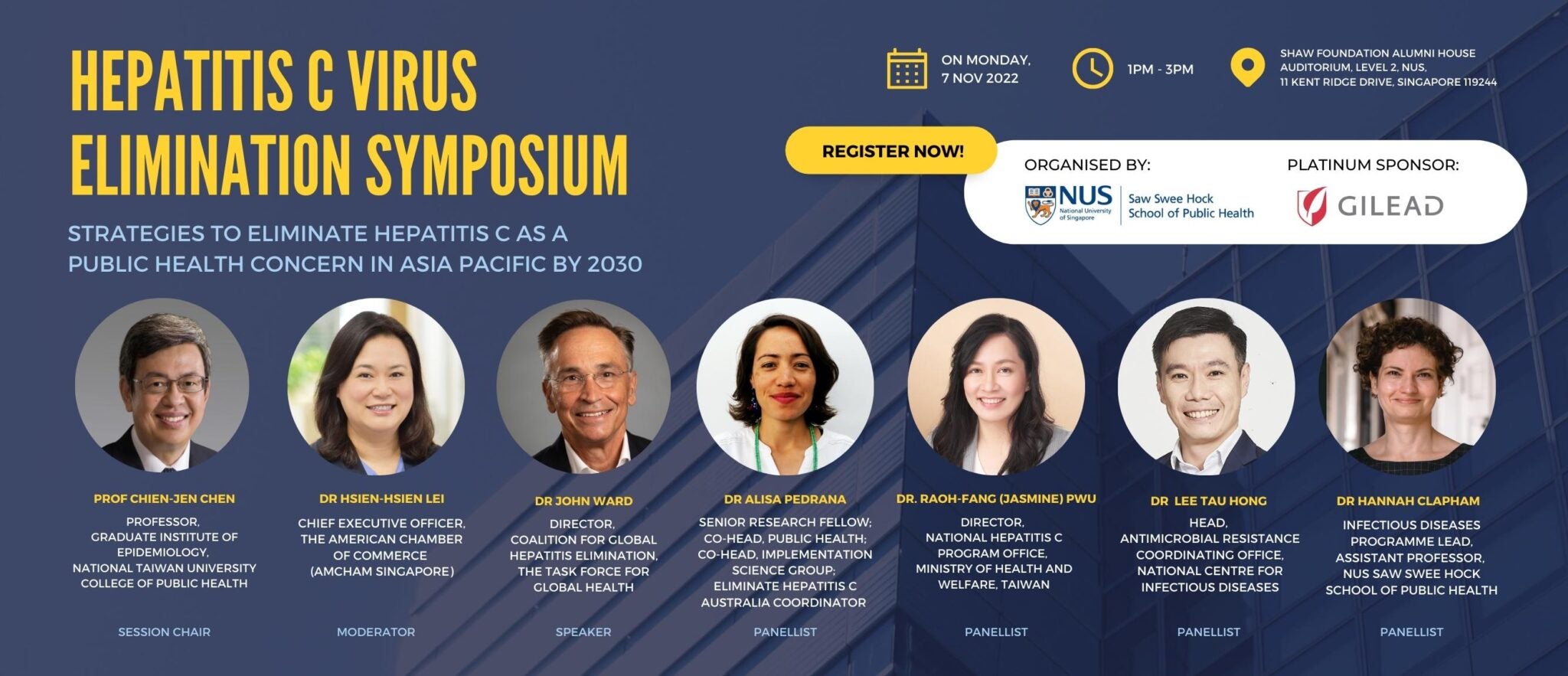 Join us for Hepatitis C Virus Elimination Symposium: Strategies to ...