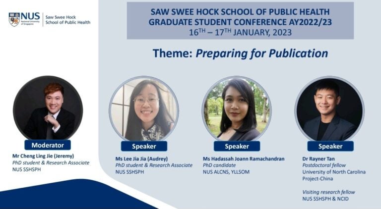 Graduate Student Conference (GSC) AY2022/23 - Saw Swee Hock School of ...