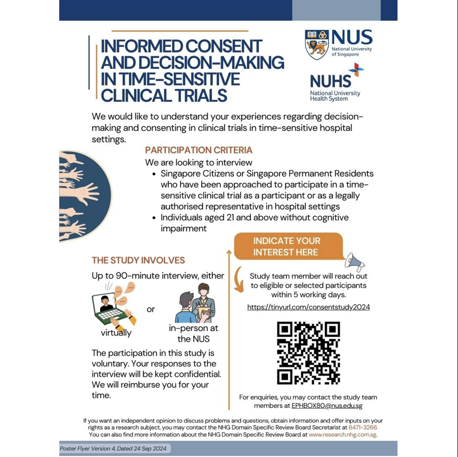 Informed consent and decision-making in time-sensitive clinical trials ...
