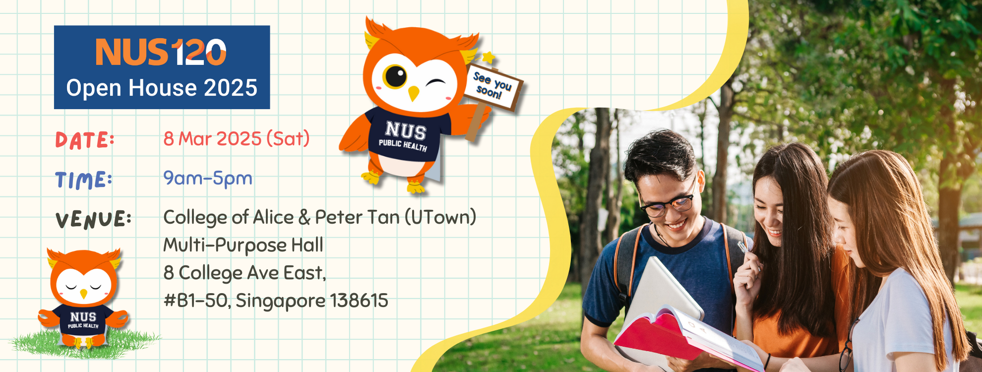 NUS Open House 2025 - Saw Swee Hock School of Public Health